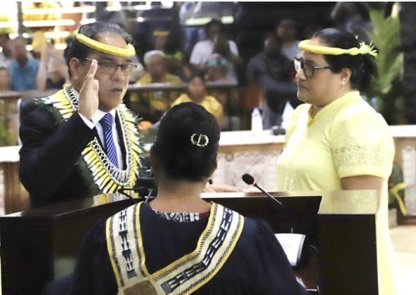 Wesley Simina sworn in as new FSM president | PINA