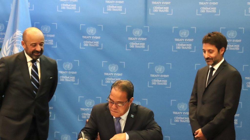 Pacific Oceans Commissioner welcomes signing of BBNJ Agreement | PINA