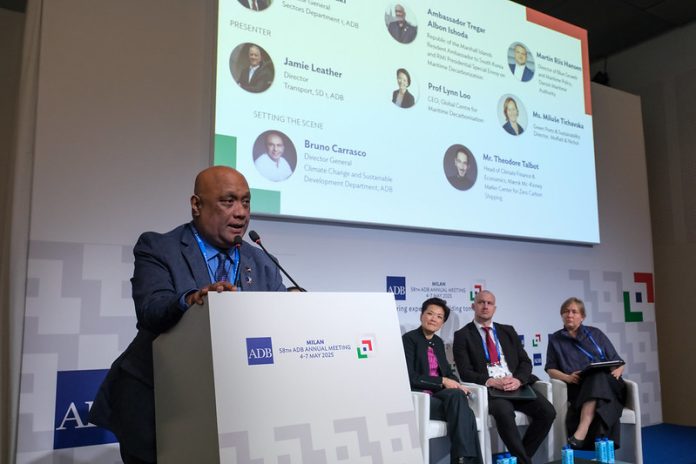 Marshall Islands trials out new first low carbon cargo ship, ADB ...