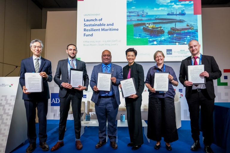 Marshall Islands trials out new first low carbon cargo ship, ADB ...