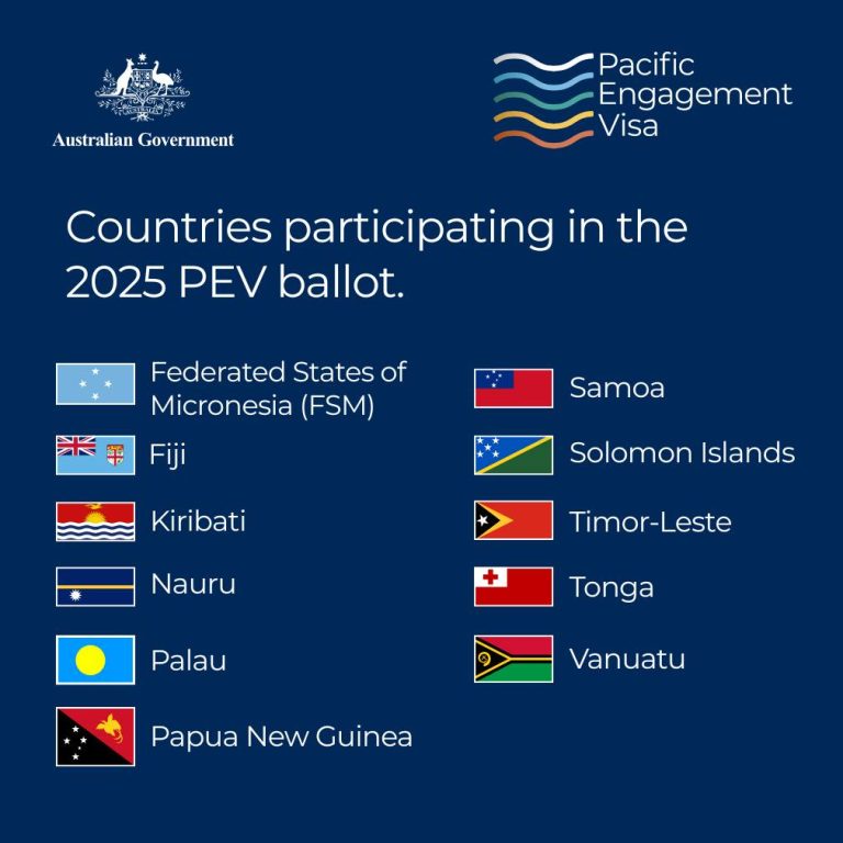 Australia opens second Pacific Engagement Visa ballot, adds Samoa and ...