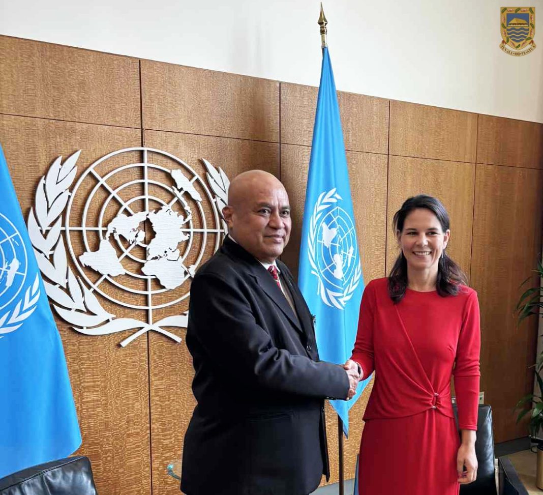 Tuvalu PM urges urgent global action on sea-level rise in meeting with ...