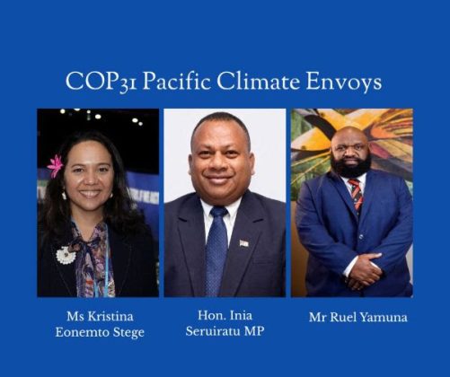 COP31 Pacific Climate envoys to elevate Climate Change impacts on ...